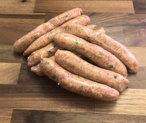 Welsh Dragon Pork Sausage (500g) approx 8 links – Walkers Butcher Shop